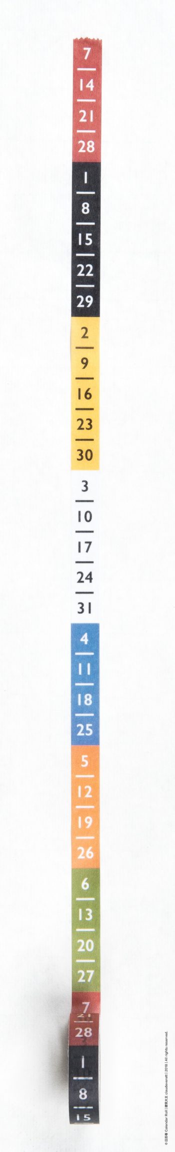 Calendar Roll - claudeverett